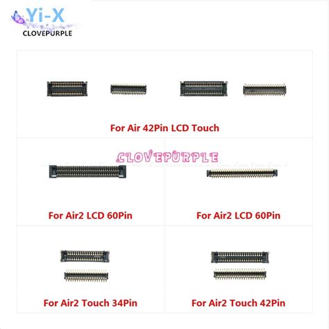 Touch Screen Lcd Display Fpc Connector For Ipad 5 Air 6 Air 2 Board Connector On Motherboard