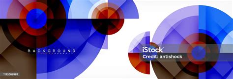 최소한의 기하학적 원과 삼각형 추상적인 배경 테크노 현대적인 디자인 포스터 템플릿 0명에 대한 스톡 벡터 아트 및 기타 이미지 0명 공란 구도 Istock