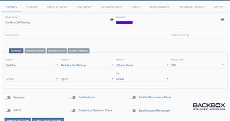 how to backup and restore your backbox configuration