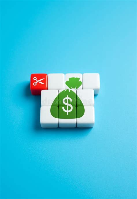 Budget Reduction Optimization Of Expenses And Costs Stock Image