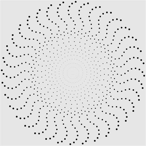 Halftone Dot Background Pattern Vector Illustration Circle Dynamic Shape Monochrome Gradient