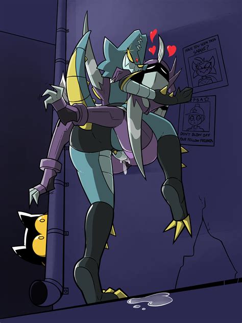 Rule 34 Against Wall Alice Scalie Schoolie Alligator Alligatorid