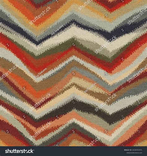 Rug Seamless Texture Zig Zag Pattern Stock Illustration 2218701471 Shutterstock