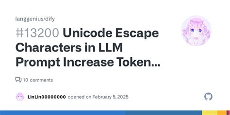 Unicode Escape Characters In Llm Prompt Increase Token Consumption