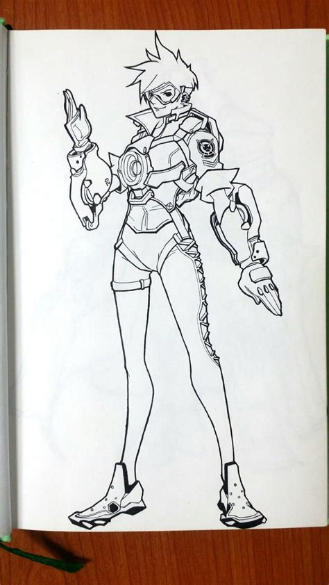 오버워치2 인벤 공식 이미지로 트레이서 리퍼 파라 송하나 그려봤어요~ 오버워치2 인벤 팬아트 게시판