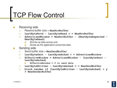 PPT TCP PowerPoint Presentation Free Download ID 6258999