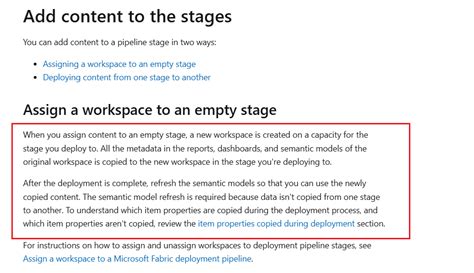 Solved Power Bi Deployment Pipeline Issue Semantic Model Microsoft Fabric Community