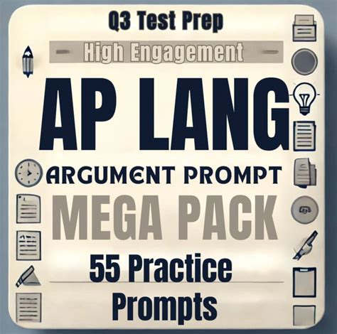Ap Language Argument Prompt Mega Bundle 55 Practice Prompts By Latisha Rehn
