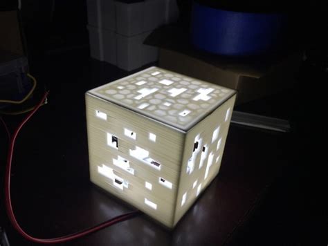 Free 3d File Minecraft Diamond Ore Lamp・design To Download And 3d Print・cults