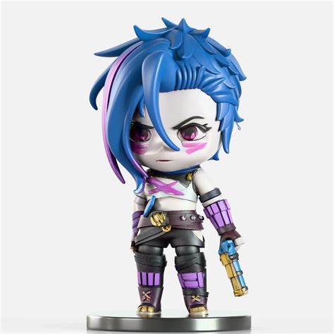3d Printer Files 3mf File Jinx Chibi Lol Fan Art Creality Cloud