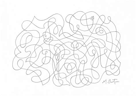 Continuous Line Drawing Mick Burton