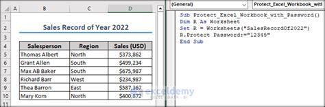 Protect A Workbook In Excel 6 Methods Exceldemy