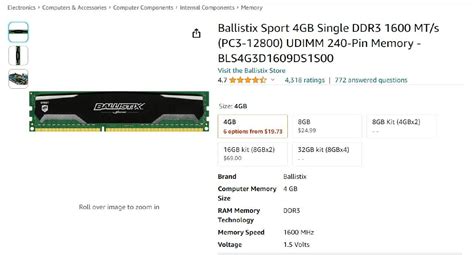 Memorii Ram 4gb 8gb Gskill Ballistix Ddr4 Ddr3 Bucuresti Sectorul 4