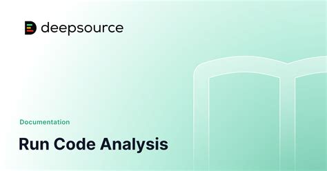 run code analysis deepsource