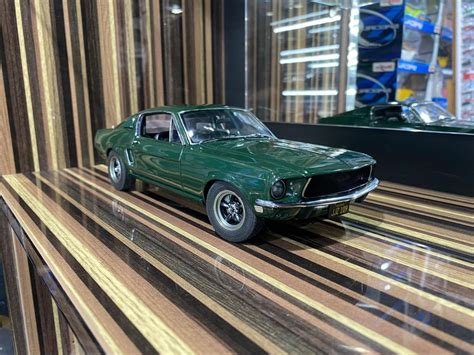 118 Diecast Ford Mustang Green Autoart Scale Model Car