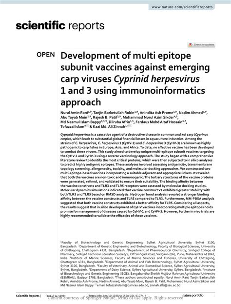 Pdf Development Of Multi Epitope Subunit Vaccines Against Emerging