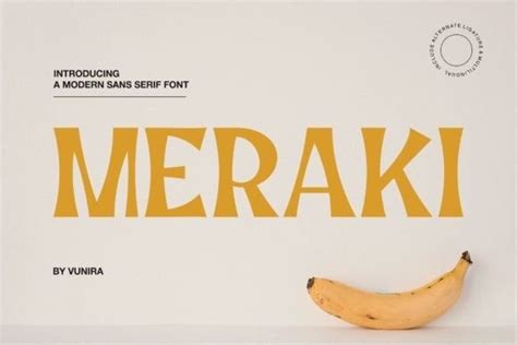 Meraki Font Free Font