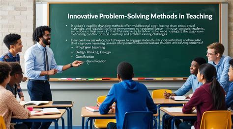Innovative Problem Solving Methods Of Teaching Teachers Guide