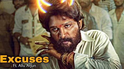 Excuses Ft Allu Arjun 🔥 Song By Ap Dhillon Heaven Stuido Youtube