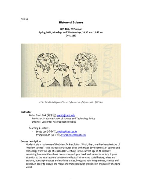 Hs Syllabus 2024 Spring Final V2 Pdf Science Charles Darwin