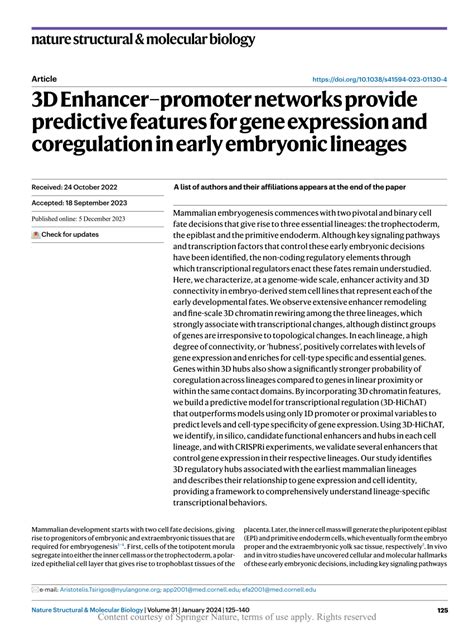 3d Enhancer Promoter Networks Provide Predictive Features For Gene Expression And Coregulation