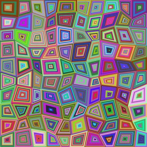 Multicolored Rectangle Polygon Tile Mosaic Background 65358127 Vector