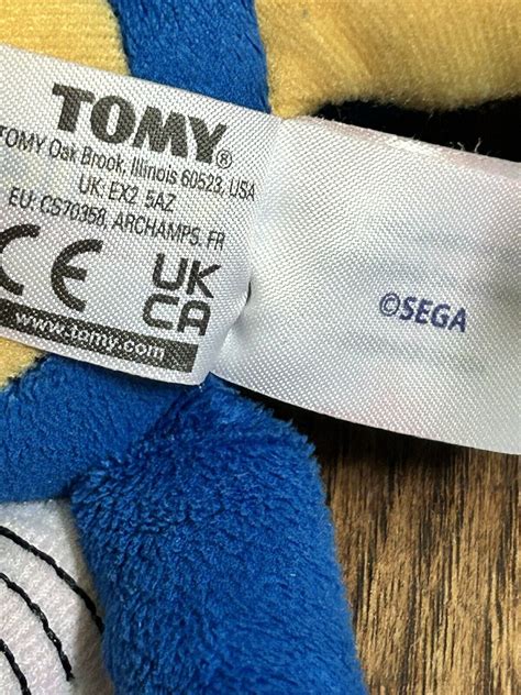 Mavin Tomy Sonic The Hedgehog Plush Stuffed Figure 11” Finger Point