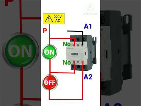 Contactor Holding Wiring Hold On Circuit Contactor Wiring Diagram Push Button Switch Connection