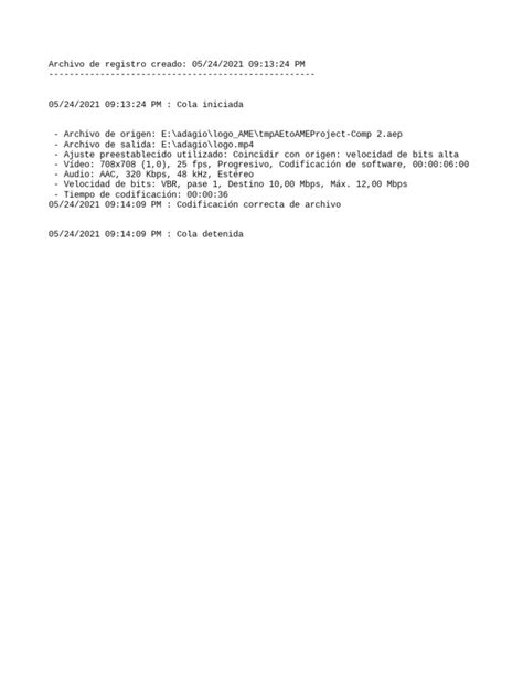 A Me Encoding Log Pdf