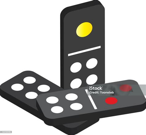 3d 아이소메트릭 스타일의 게임 일러스트레이션을 위한 도미노 개념에 대한 스톡 벡터 아트 및 기타 이미지 개념 개념과 주제 기이함 Istock