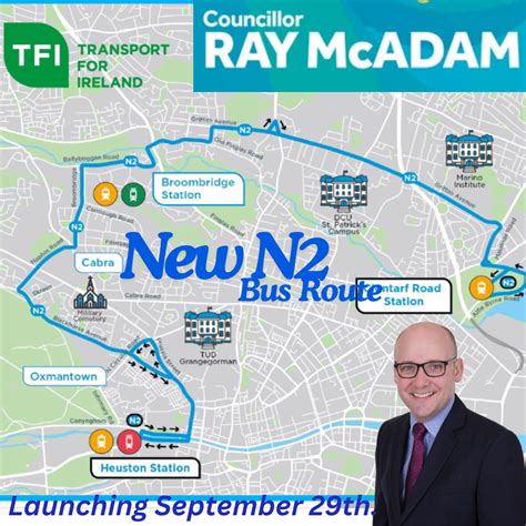 New N2 Bus Route To Serve Stoneybatter Councillor Ray Mcadam