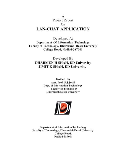 Pdf Project Report On Lan Chat Application In Java Mysql Dokumentips
