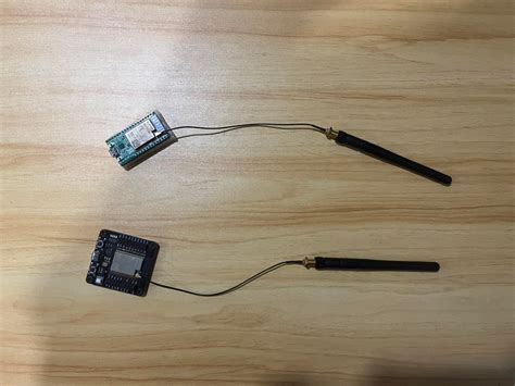 Two Esp32s With External Antenna One Act As A Sender And Another Act Download Scientific