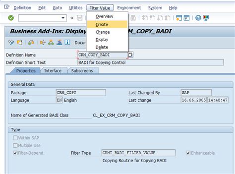 Solved Crmcopybadi New Filter Value Sap Community