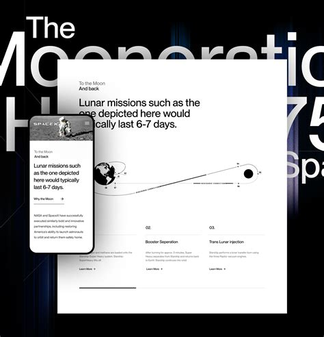 Spacex Redesign 2024 The Moon By Maciej Olbrycht On Dribbble