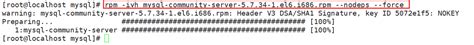 在linux中安装mysql报错“error failed dependencies mysql community libs x86