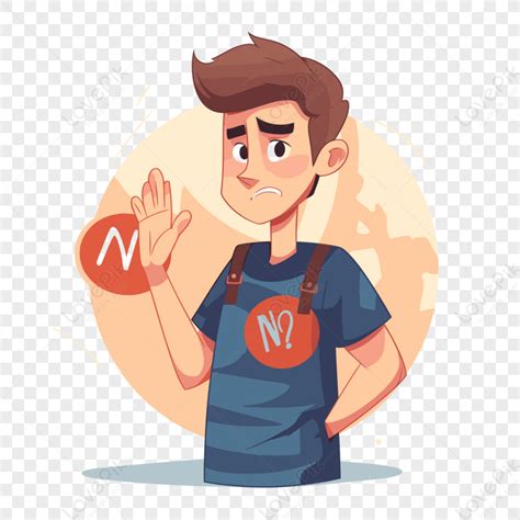 避免剪貼畫卡通人用字母 N 做手勢 向量 字母n圖片素材 Eps圖片尺寸4267 × 4267px 高清圖案380545438