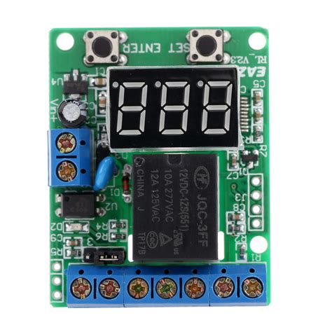 DC V Relay Module Voltage Detection Charging Discharge Monitor Test Relay Switch Control Board