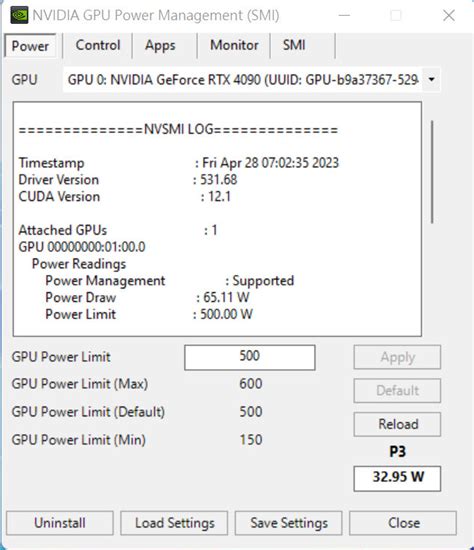 NVIDIA GPU Power Management gestión de energía de la GPU