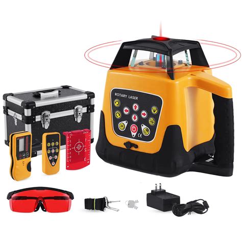 Try Yean Automatic Self Leveling Rotary Laser 500m Red Cross Line