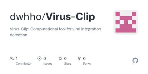 Github Dwhhovirus Clip Virus Clip Computational Tool For Viral Integration Detection