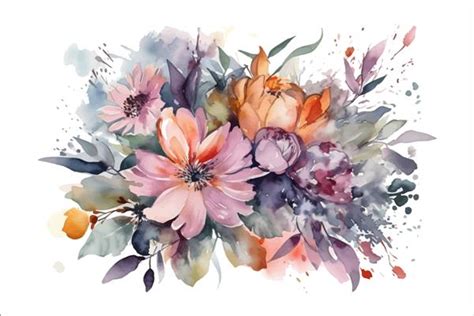 مجموعه ایزوله تصویر گل های تزئینی الگوی عناصر گل تزئینی تصویر کارتونی