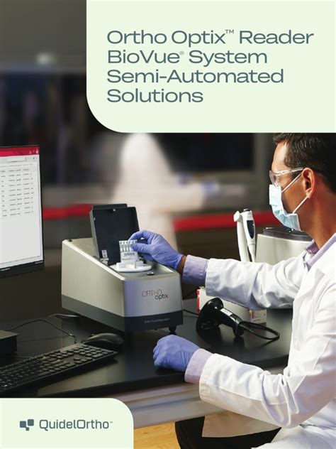 Pr 13733 Ortho Optix Reader Biovue System Semi Automated Solutions Pdf