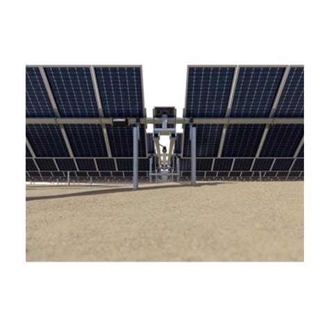Power Efficiency Improved Independent Horizontal Single Axis Solar