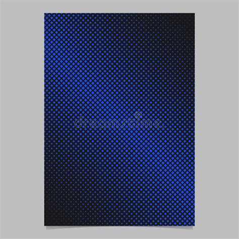 Halftone Square Pattern Background Brochure Template From Diagonal Squares Stock Vector