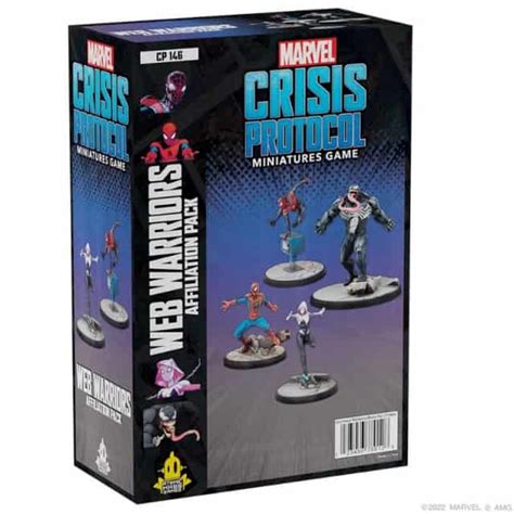 Marvel Crisis Protocol Web Warriors Affiliation Pack Gamers Hart