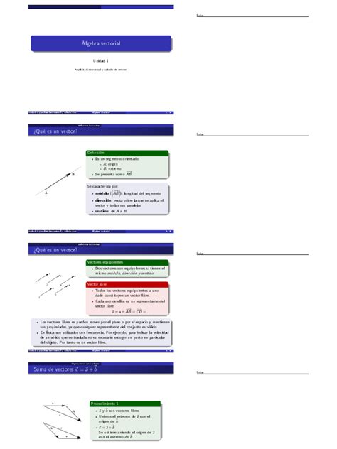 Algebra Vectorial Pdf Vector Euclidiano Espacio Vectorial