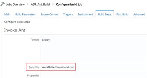 Configuring And Building An Adf Application Using Ant In Oracle