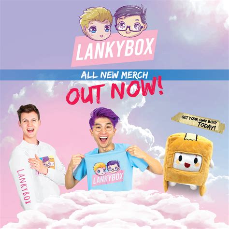 Lankybox New Merch Is Out Now Including The Official Lankybox