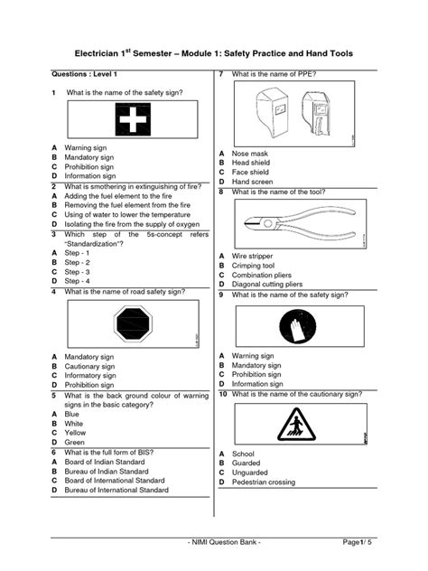 Electrician Model Questions 1 Pdf Electrical Resistance And